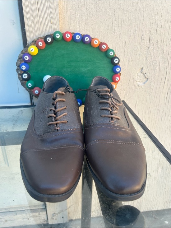 Shoes | Brown Leather Cap Toe Oxford | Poshmark